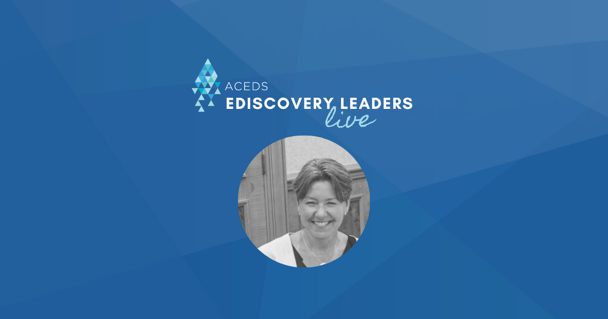 eDiscovery Leaders Live: Clare Chalkley of Integreon